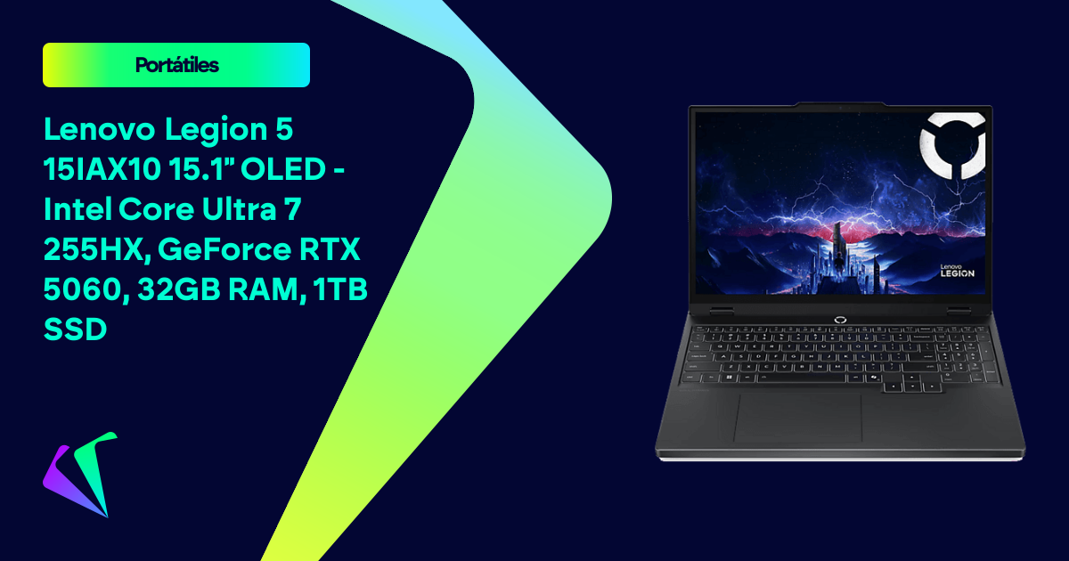 Lenovo Legion 5 15IAX10 15.1" OLED - Intel Core Ultra 7 255HX, GeForce ...